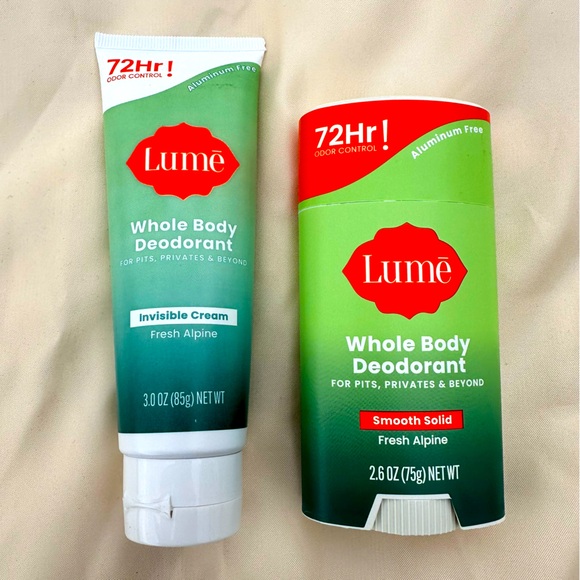 Lume | Grooming | Lume Whole Body Deodorant Tube And Solid Stick Duo ...